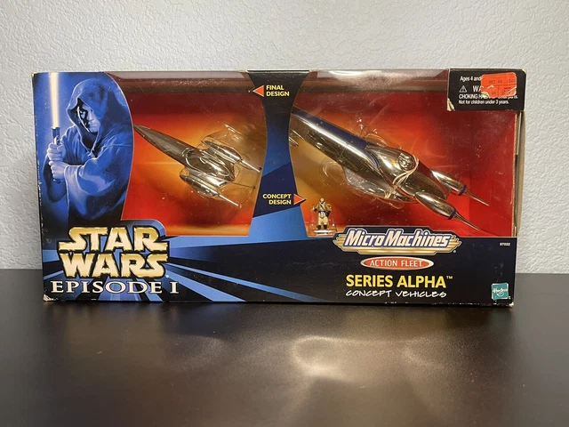 STAR WARS MICRO Machine Action Fleet Series Alpha Royal Starship Rare ...