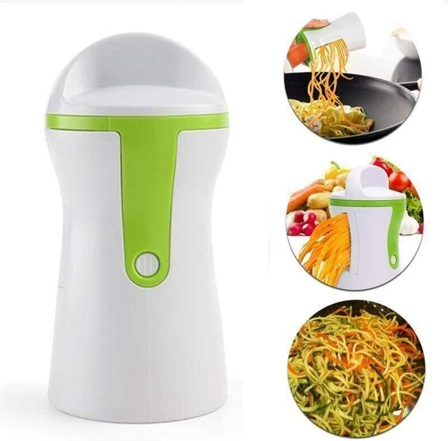 SPIRAL NOODLE CUTTER Pasta Slicer Spaghetti Maker Zucchini Vegetable ...