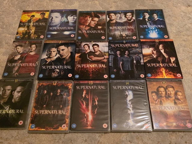 SUPERNATURAL COMPLETE SERIES Season 1-15 DVD Box Set £93.79 - PicClick UK