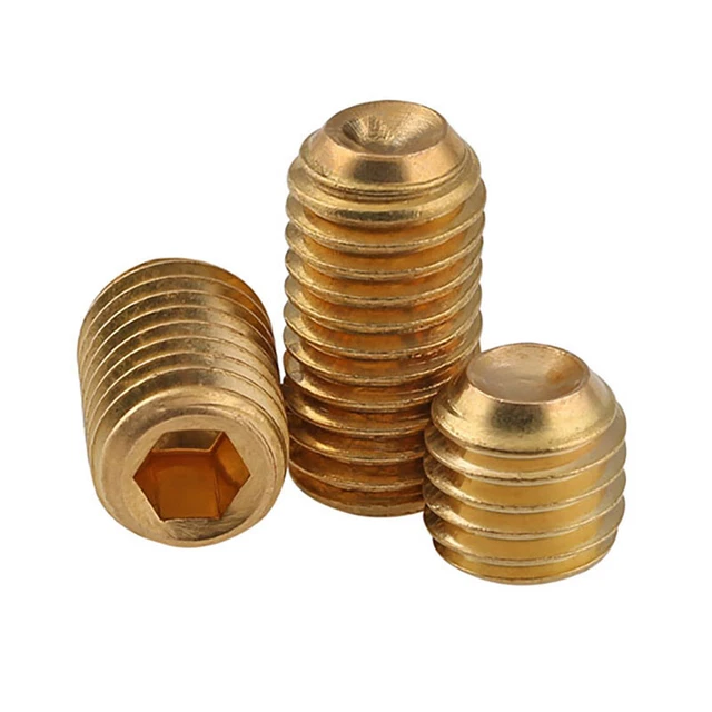 M3 M4 M5 M6 M8 M10 Brass Socket Cup Point Grub Screws Hex Allen Set Screws EUR 1,90 - PicClick DE