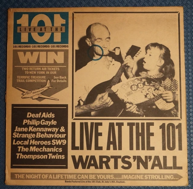 &LIVE AT THE '101': Warts 'N' All" 101 Recordss; good/VeryGood; vinyl ...