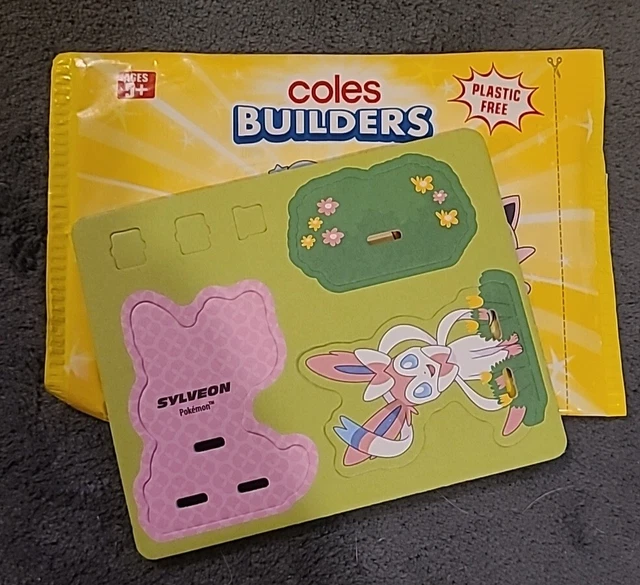 SYLVEON COLES POKEMON Builders 2024 Promotion Collection Card Figure ...