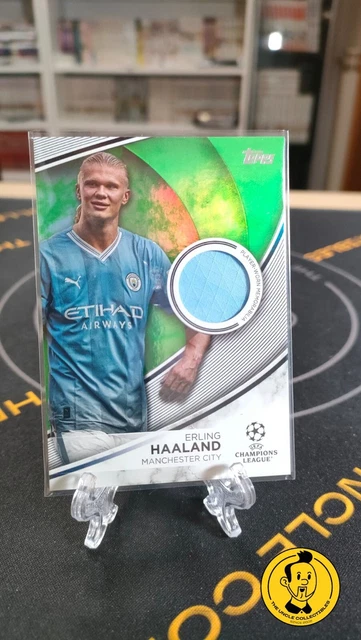 TOPPS FLAGSHIP 2024 Erling Haaland Patch Relic */199 Manchester City ...