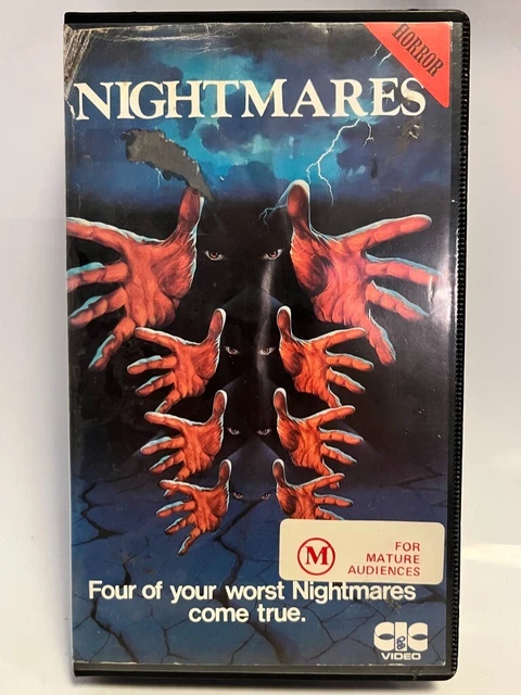 NIGHTMARES RARE AU CIC Video VHS 80s cult sci-fi horror anthology $39. ...