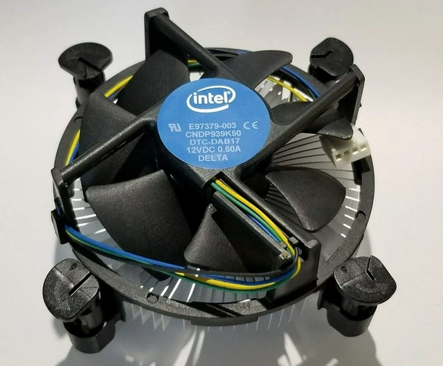 INTEL/DC BRUSHLESS GENUINE Cooling Fan LGA 1151 LGA 1150 CPU Heatsink ... INTEL/DC BRUSHLESS GENUINE Cooling Fan LGA 1151 LGA 1150 CPU Heatsink ...
