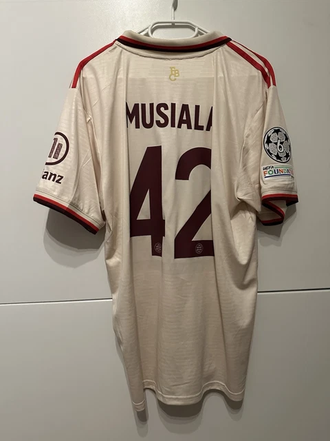 FC BAYERN MÜNCHEN Adidas MUSIALA Trikot Third 2024/25 Gr.XL Shirt FCB ...