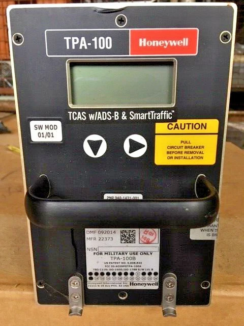 AIRCRAFT HONEYWELL TPA-100B TCAS w/ADS-B & Smart Traffic MILACAS XR ...