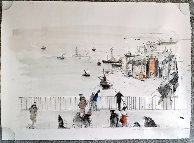 BACHMANN, OTTO SIGNIERTE Lithographie auf Büttenpapier EUR 49,00 ...