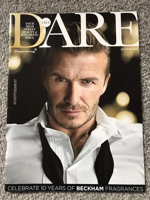 DAVID BECKHAM SUPERDRUG Dare Magazine 2015 £4.99 - PicClick UK