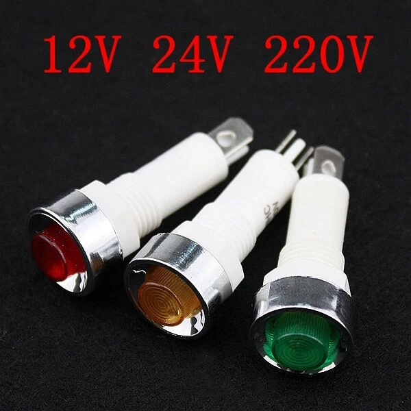 LED LEUCHTMELDER KONTROLLLEUCHTE Signalleuchte Signallampe NHC 12V 24V ...