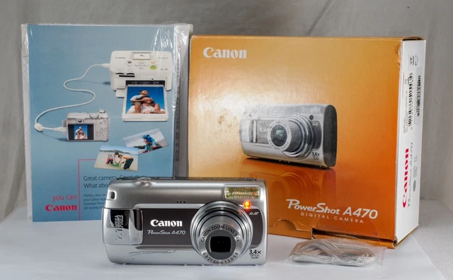 CANON POWERSHOT A470 7.1 MP CCD SENSOR DIGICAM . Tested & working ...
