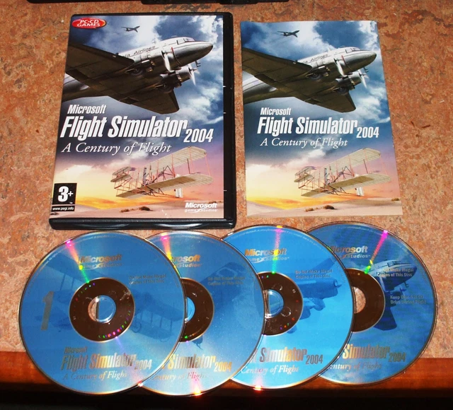 MICROSOFT FLIGHT SIMULATOR 2004: A Century of Flight for PC CD-ROM ...