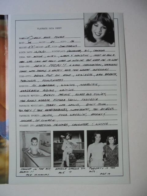 POSTER - KELLY Ann Tough - Us Playboy - Playmate Of The Month Miss ...