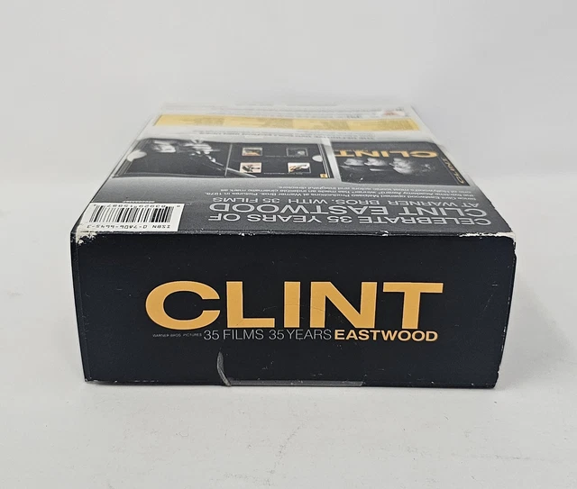 CLINT EASTWOOD 35 Films 35 Years DVD Collection Warner Bros Movie Box ...