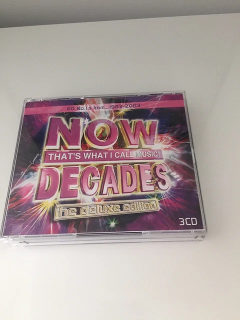 NOW THAT’S WHAT I Call Music Decades.Deluxe Edition.60 Track 3cd £2.39 ...