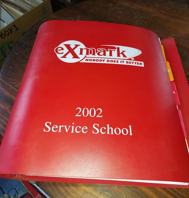 EXMARK DEALER UPDATES/SERVICE Bulletins/service school Annual Binder ...