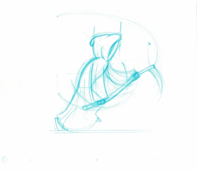 THE SIMPSONS HAND-DRAWN Original Production Animation Cel Drawing Fox ...