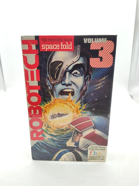 ROBOTECH-THE MACROSS SAGA-SPACE Fold-1986 Family Home Entertainment-VHS ...