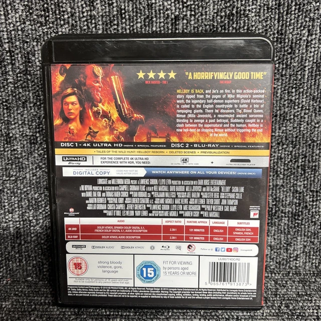 HELLBOY (2019) [4K UHD+BLU-RAY] VGC Freepost In Uk £7.75 - PicClick UK