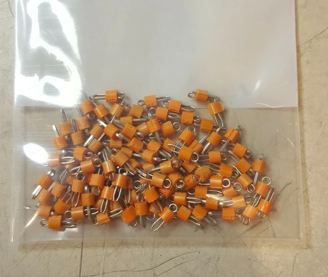 (100 PIECE LOT) TP-104-01-03, PC MOUNTED TEST POINT, Orange EUR 11,30 ...