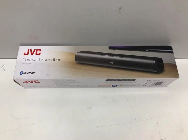 JVC TH-D227BA 2.0 Compact Sound Bar - Black £29.99 - PicClick UK