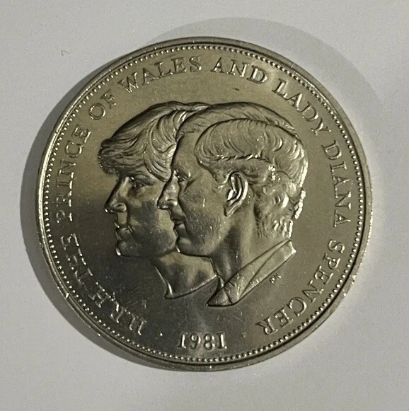 BRITISH RARE COIN 1981 HRH The Prince of Wales and Lady Diana Spencer ...