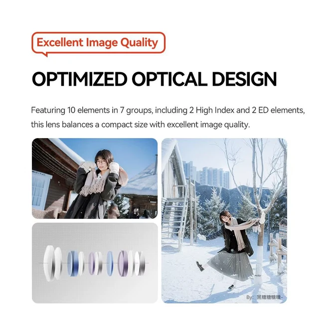 AF 35MM F1.8 II APS-C Frame Large Aperture Lens for Camera Photography ...