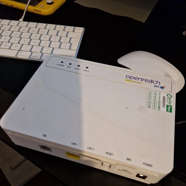 BT OPENREACH FIBRE Modem ECI Telecom Ltd NGA ECI-CPE-MODEMS TYPE 1B ...