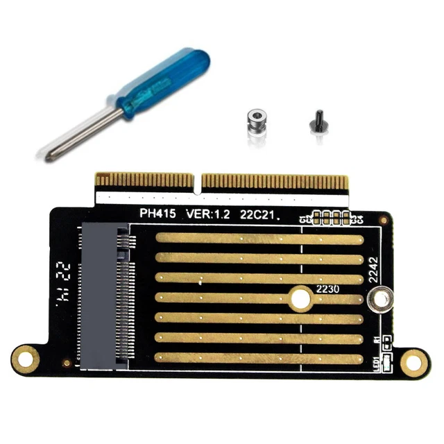 A1708 SSD ADAPTER Card SSD to NGFF M.2 M Key NVME SSD 2230 2242 Convert ...