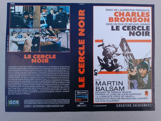 JAQUETTE VHS - Le Cercle Noir - Vhs Sleeve - Charles Bronson - Gcr EUR 7,00 - PicClick FR