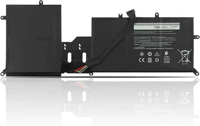 76WH Y9M6F LAPTOP Battery for Dell Alienware M15 R2 P87F 15.6 Alienware ...