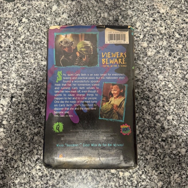 GOOSEBUMPS THE HAUNTED Mask VHS Tape Kids Horror Movie 1995 £19.69 ...