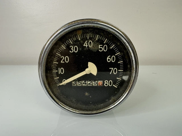 VINTAGE STEWART WARNER 80 MPH Speedometer Hot Rod Rat Rod 4 Inch $49.99 ...