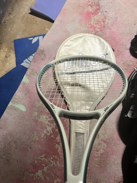 VINTAGE 1988 PRINCE Tricomp 110 Tennis Racquet Racket 4 1/2 with carry ...