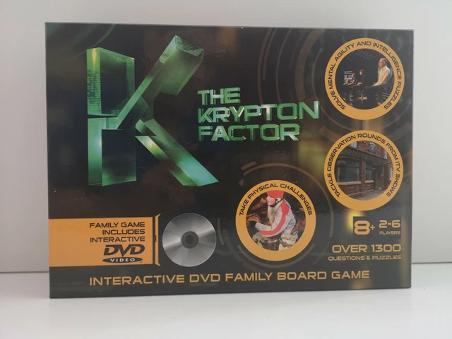 THE KRYPTON FACTOR Interactive DVD Family Board Game ITV (289) £5.73 ...