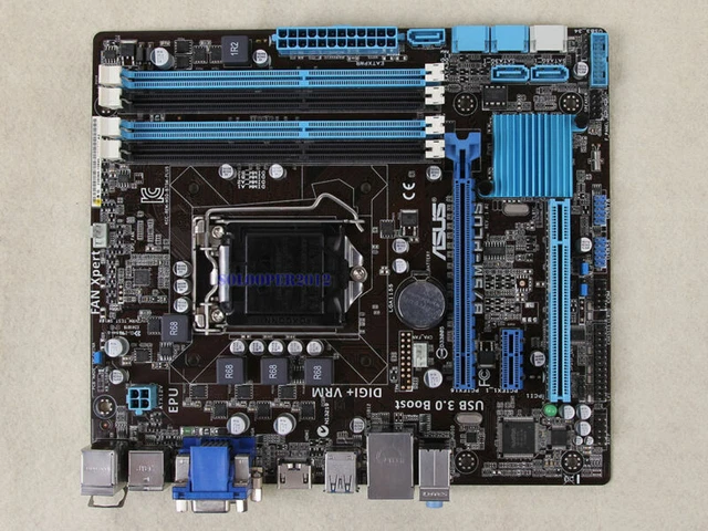 ORIGINAL ASUS B75M-PLUS Motherboard Intel B75 LGA 1155 DDR3 USB3.0 MicroATX £101.88 - PicClick UK