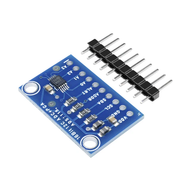 16 BIT I2C ADS1115 Module ADC 4 channel with Pro Gain Amplifier for ...