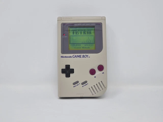 VINTAGE NINTENDO ORIGINAL Game Boy DMG-01 Console Grey Handheld System ...