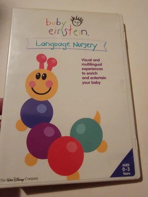 BABY EINSTEIN: LANGUAGE Nursery (DVD, 2002) Walt Disney Disc Only $9.99 ...
