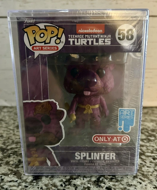 FUNKO POP! ART Series TMNT SPLINTER #58 with Protector Sealed Plastic ...