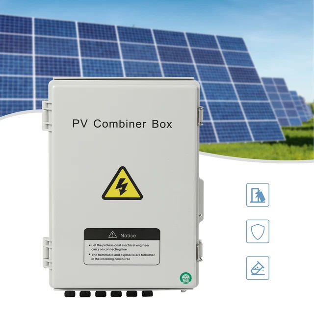 6 STRING SOLAR PV Combiner Box New 15A Circuit Breaker For Solar Panel ...