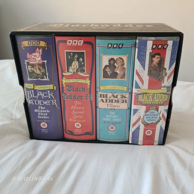 BLACKADDER VHS COMPLETE 4 Series Box Set RARE £1.13 - PicClick UK