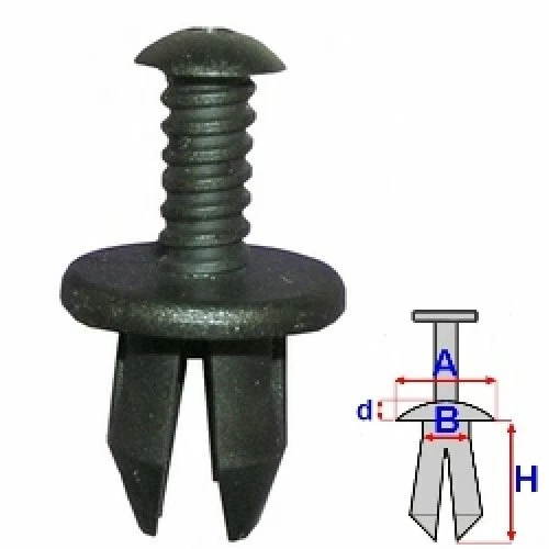 RIVET POUR FIAT Grande Punto Punto Alfa Romeo Mito EUR 12,86 - PicClick FR