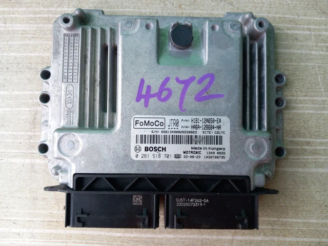 FORD FIESTA MK8 2023 Petrol Engine Ecu Control Module 0261S18701 ...