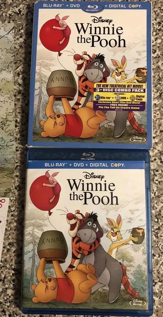 WINNIE THE POOH MOVIE (Blu-ray + DVD + Digital) With Slipcover And ...