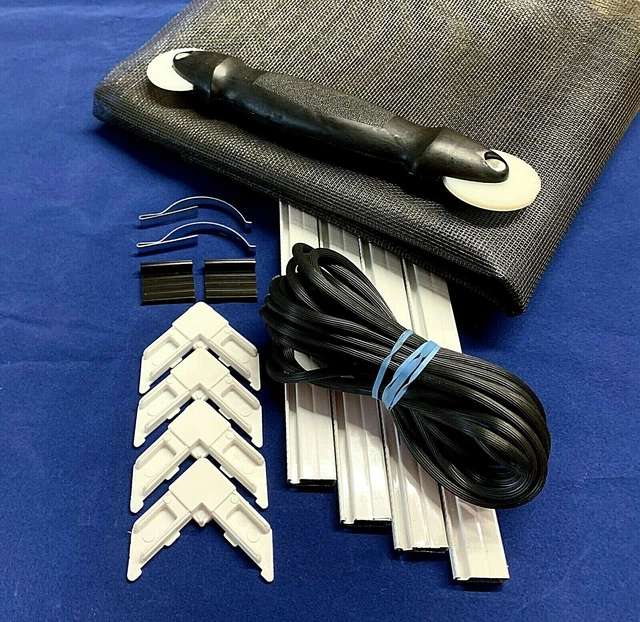 COMPLETE WINDOW SCREEN Frame Kit – 5/16”x 3/4” White frame 48" x 48 ...