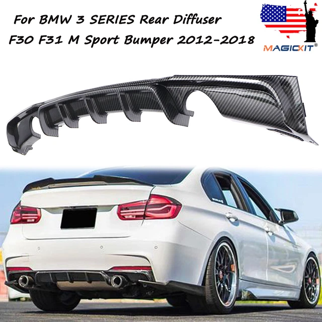 M PERFORMANCE REAR Diffuser Sport Spoiler For BMW F30 F31 328i 335i ...