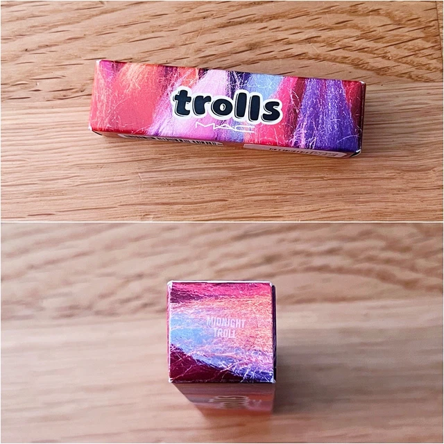 MAC X TROLLS Lipstick In Midnight Troll - Bnib $28.00 - PicClick CA