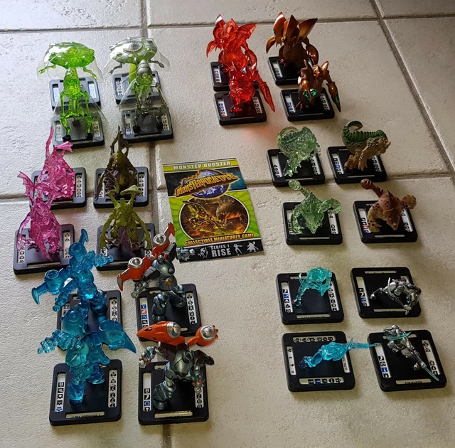 LOT DE 24 figurines Monsterpocalypse - Serie 1 - Rise - Occasion EUR 99 ...