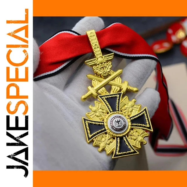 JAKESPECIAL – VINTAGE German Eagle Medal Badge with Colored Ribbon EUR ...